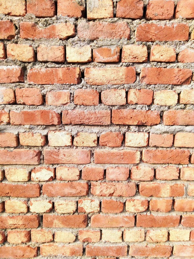 Red Brick Texture in Bright Light Stock Image - Image of bright, brick ...