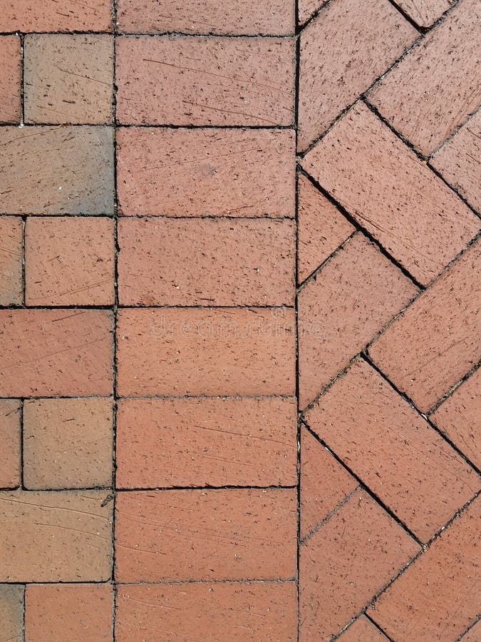 Red Brick in Three Patterns Stock Photo - Image of patio, three: 45272972