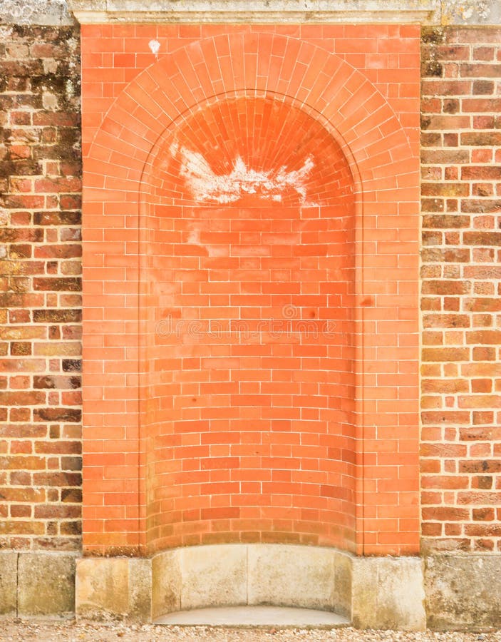 Red brick vault stock photo. Image of arch, wall, niche - 13154638