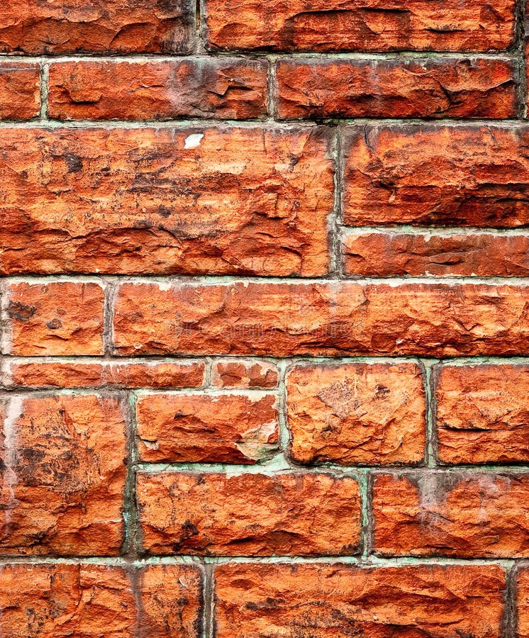 Hidden Brick Wall stock image. Image of exposed, distressed - 9969031
