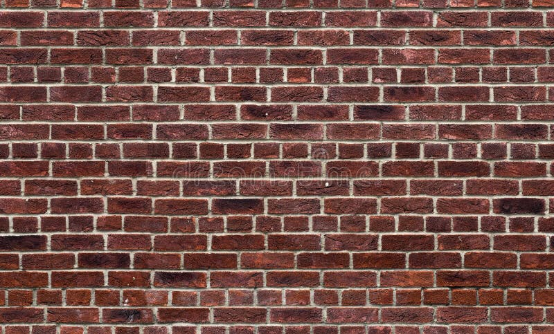 Repeating Red Brick Background in Common Bond Pattern Stock Photo ...