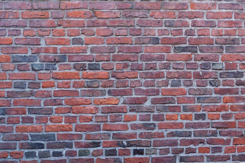 Red Brick Wall in Boston, Massachusetts - USA Stock Image - Image of ...