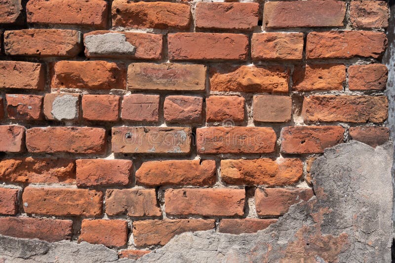 Red Brick Wall 2 stock photo. Image of mortar, stone - 117189304
