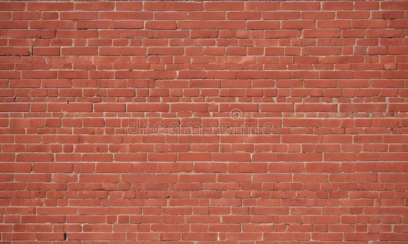 A Red Brick Wall with Diagonal Rows of Bricks Stock Illustration ...