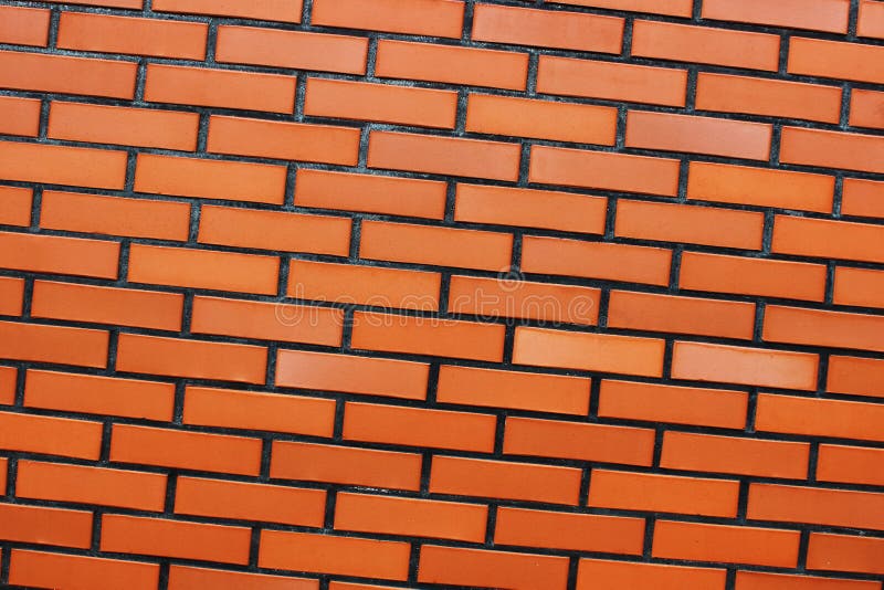 Red Brick Wall from Different Angle Texture Stock Photo - Image of ...