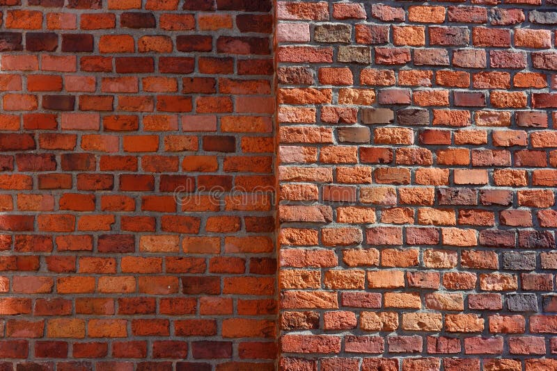Red brick wall. stock photo. Image of decoration, pieces - 88616794