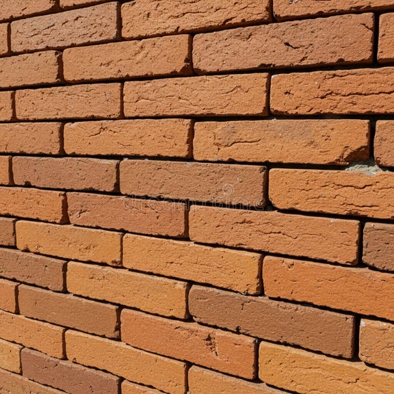 Red Brick Wall Featuring Uniform Rectangular Bricks Aligned in a ...