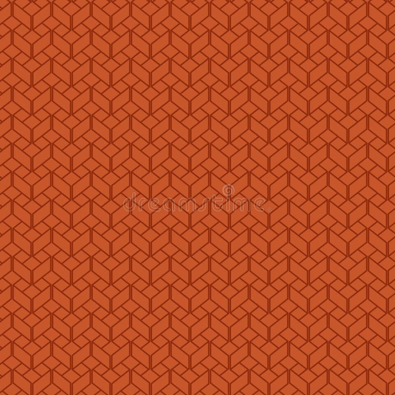 Red Brick Wall. Geometric Abstract Background. Pyramid Wall of 3d ...