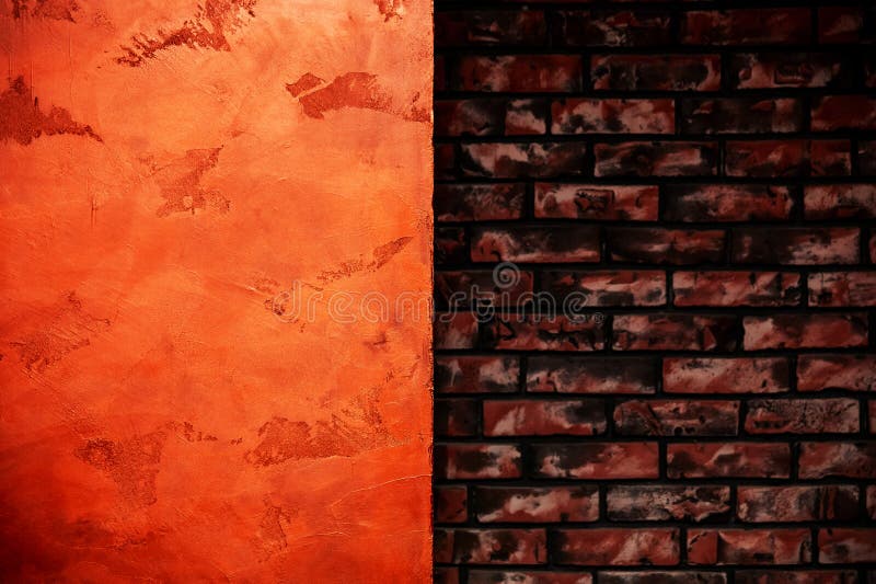 Red Brick Wall - Irregular Pattern Stock Photo - Image of design ...