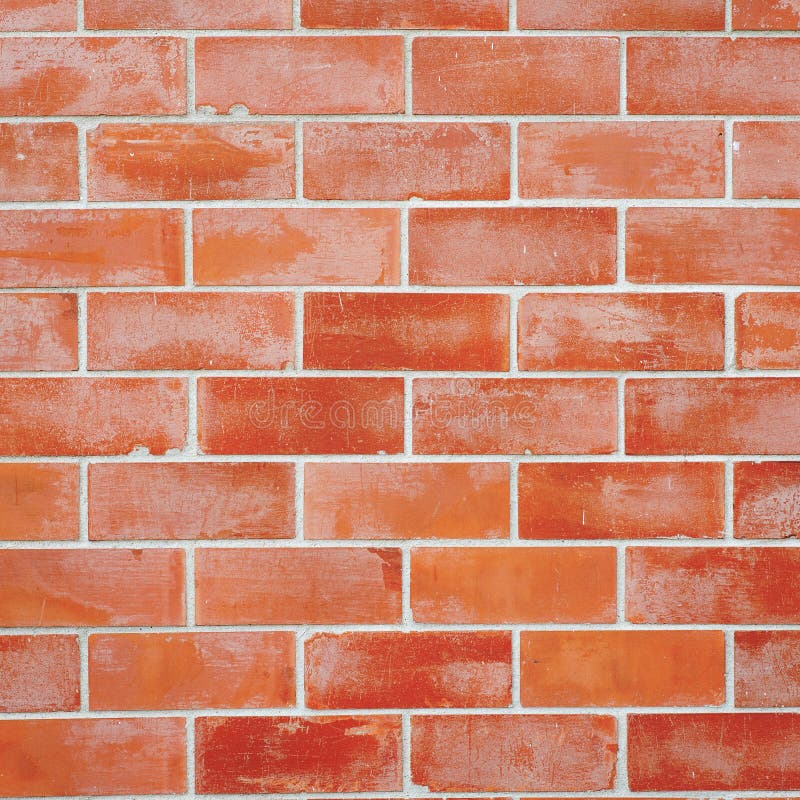 Seamless Red Brick Wall stock image. Image of orange - 37426071