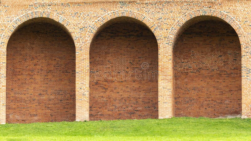 Semicircular arches stock photo. Image of detail, exterior - 22943876