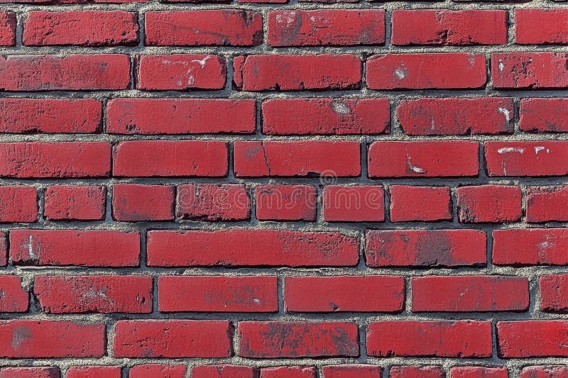 Red Brick Wall Texture Background Detailed Masonry Stock Illustration ...