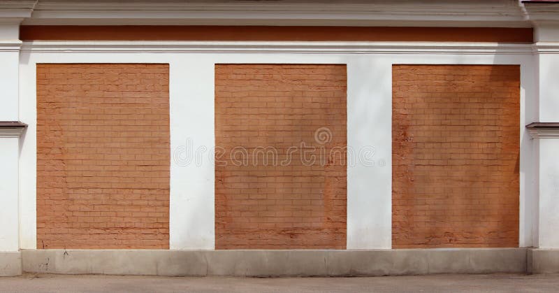 Red Brick Wall Texture Background Stock Image - Image of abandoned ...