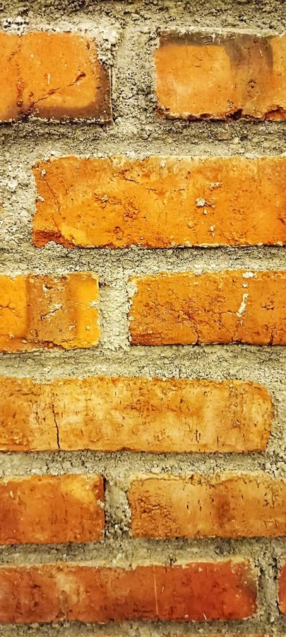Red Brick Wall Texture with Cement Looks Beautiful for Interior or ...