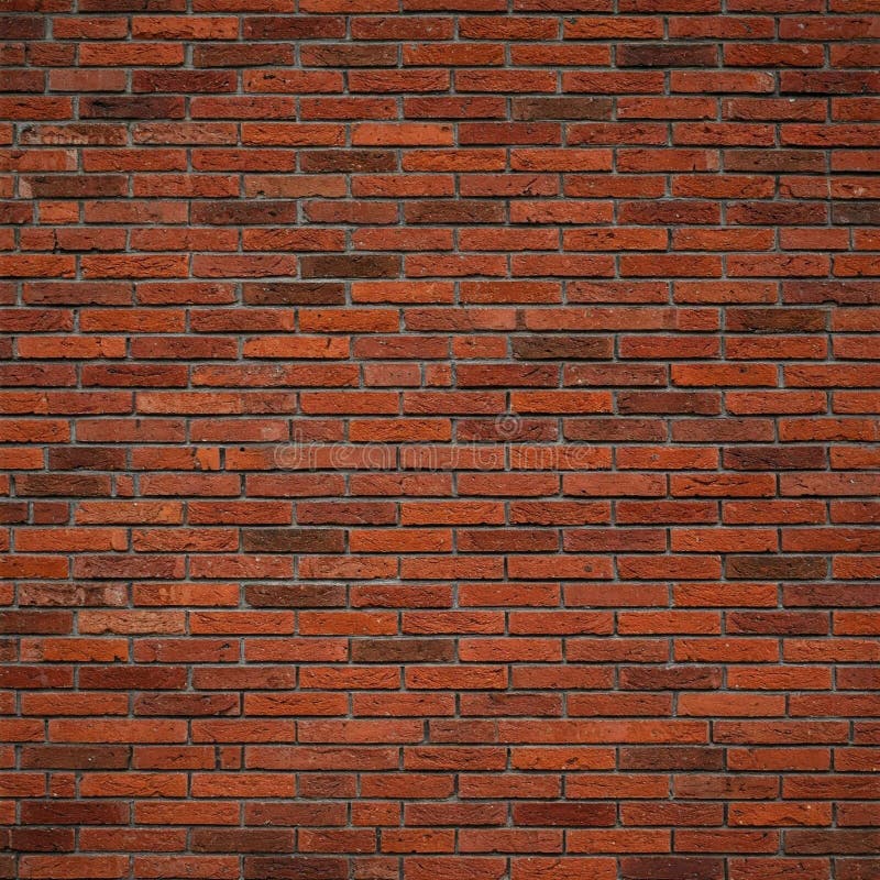 Red Brick Wall Texture with Classic Masonry Pattern Stock Photo - Image ...