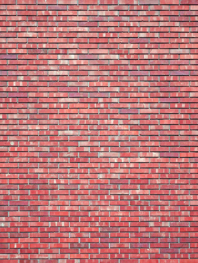 Red Brick Wall Texture. Grunge Background in Loft Style. Irregular ...