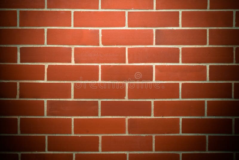 Red Brick Wall Texture Grunge Background with Vintage Filter. Stock ...