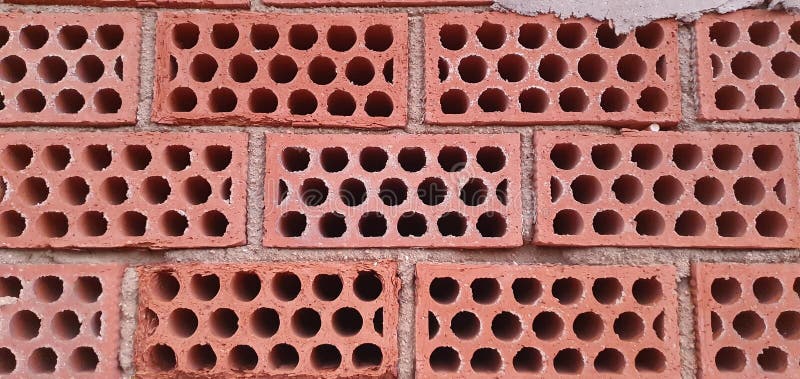 Red Brick Wall. Texture of Red Brick. Red Brick Close Up. Texture with ...