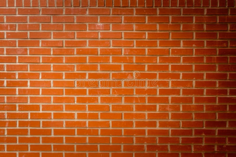 Red Brick Wall Texture of Regular Shape Stock Photo - Image of fence ...