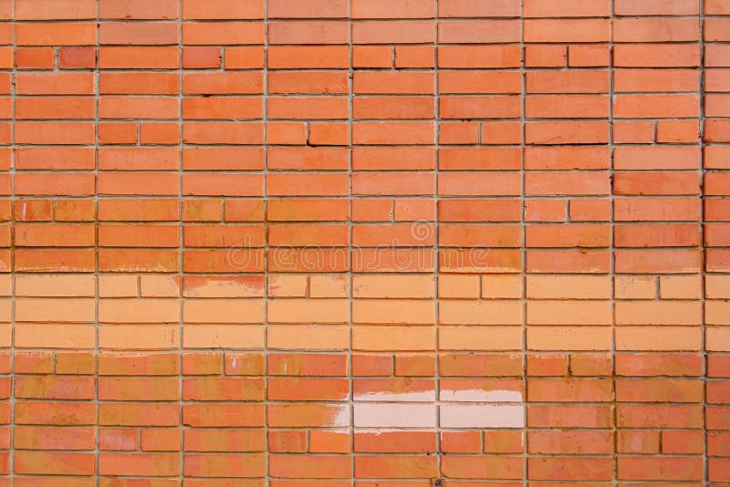 Red Brick Wall Texture with Smooth Stone Blocks. High-quality Texture ...