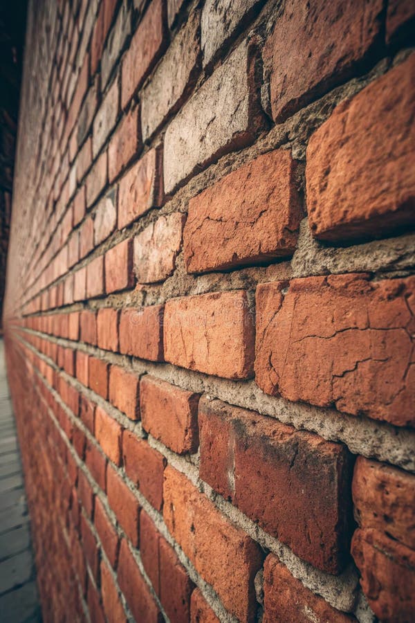 Red brick wall texture stock illustration. Illustration of interior ...