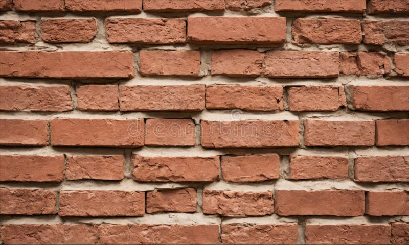 Red Brick Wall Texture with White Mortar Stock Illustration ...