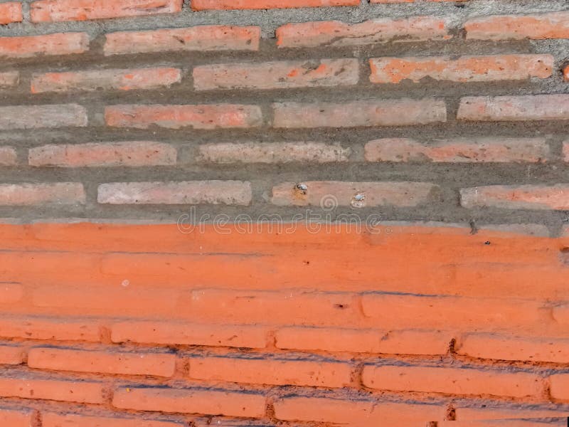 Red Brick Wall Textured Background. Old Patterns with Crack Red Brick ...