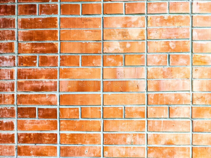 Red Brick Wall with Uniform Texture and Subtle Variations Under Natural ...