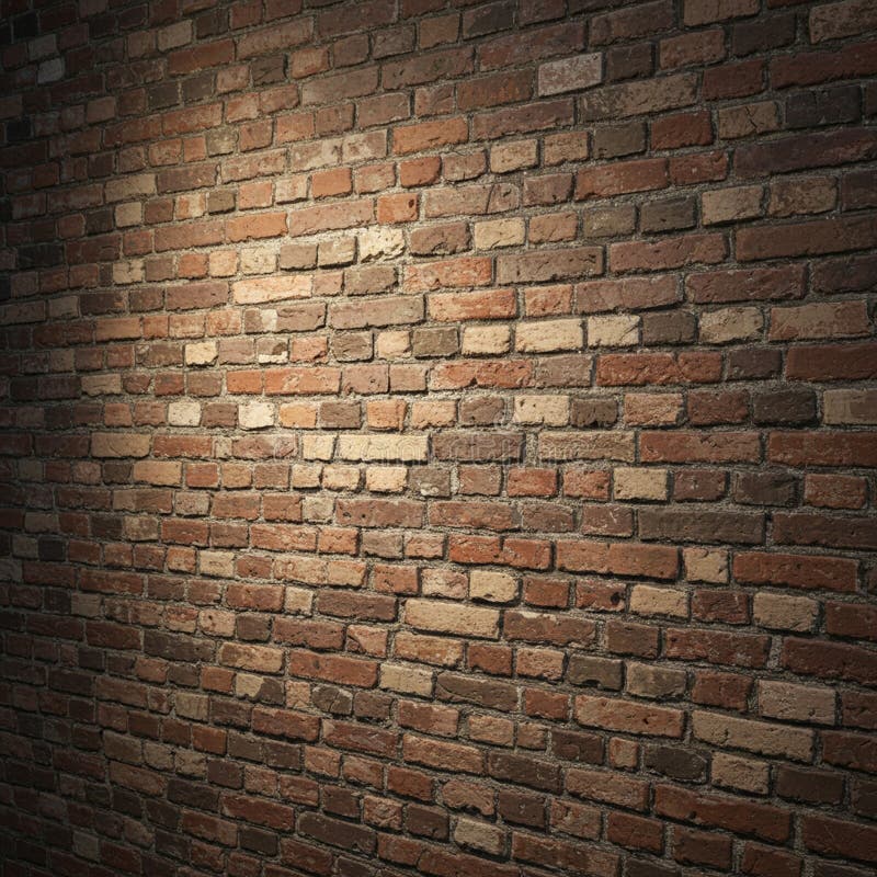 Red Brick Wall with Varied Shades of Brown and Red. Bricks are ...