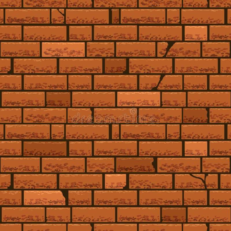 Brick Wall Break Vector Background. Destroyed Barrier for Business and ...