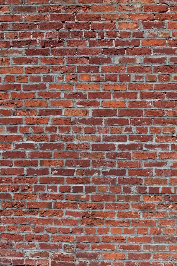 Red Brick Wall, Vertical stock photo. Image of brick - 17419012