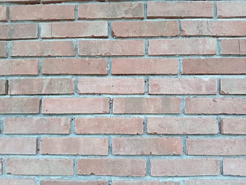 Red Brick Walls that are Not Plastered and Look Artistik Stock Photo ...