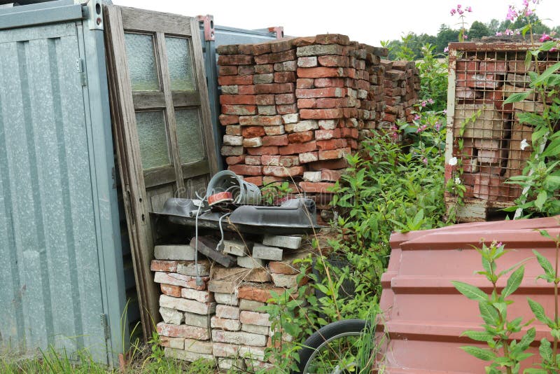 Rubbish on the Nature Polluting Environment Stock Image - Image of dump ...