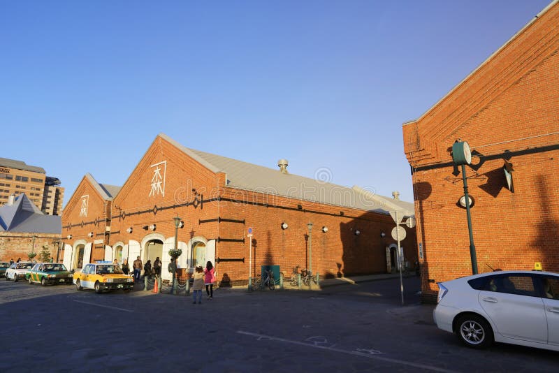 Red Brick Ware House in Hakodate Japan Editorial Photo - Image of ...