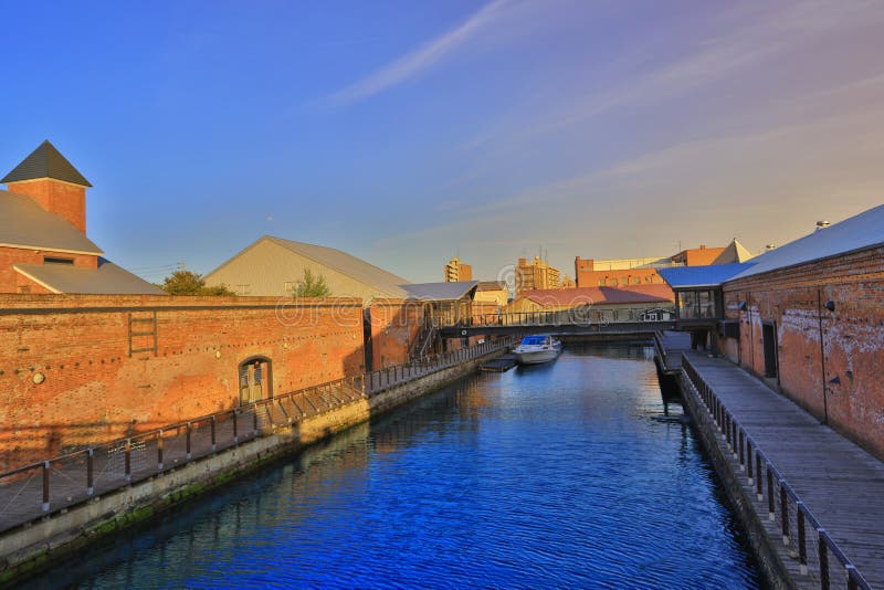 Red Brick Ware House in Hakodate Japan Editorial Stock Photo - Image of ...