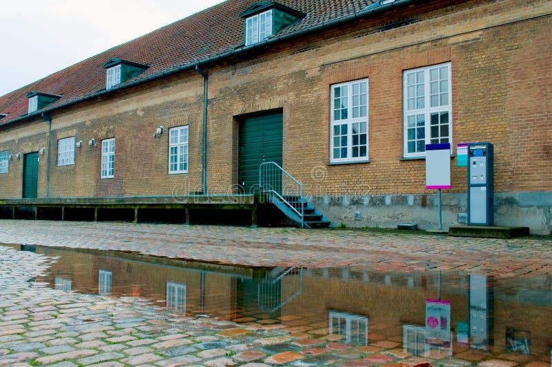 Red Brick Warehouse stock image. Image of indent, japan - 63026481