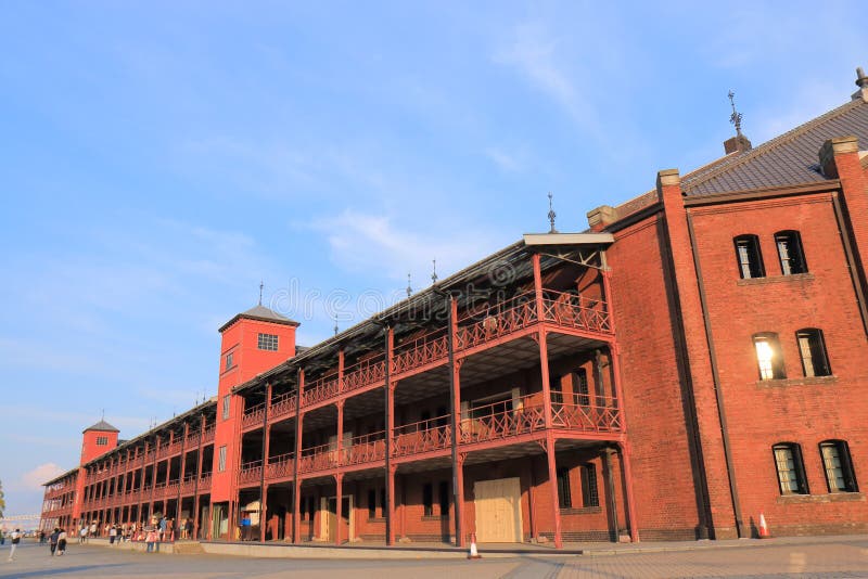 Red Brick Warehouse Yokohama Japan Editorial Photography - Image of ...
