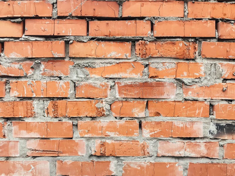 Red Bricked Wall Background Stock Image - Image of abstract, wall ...