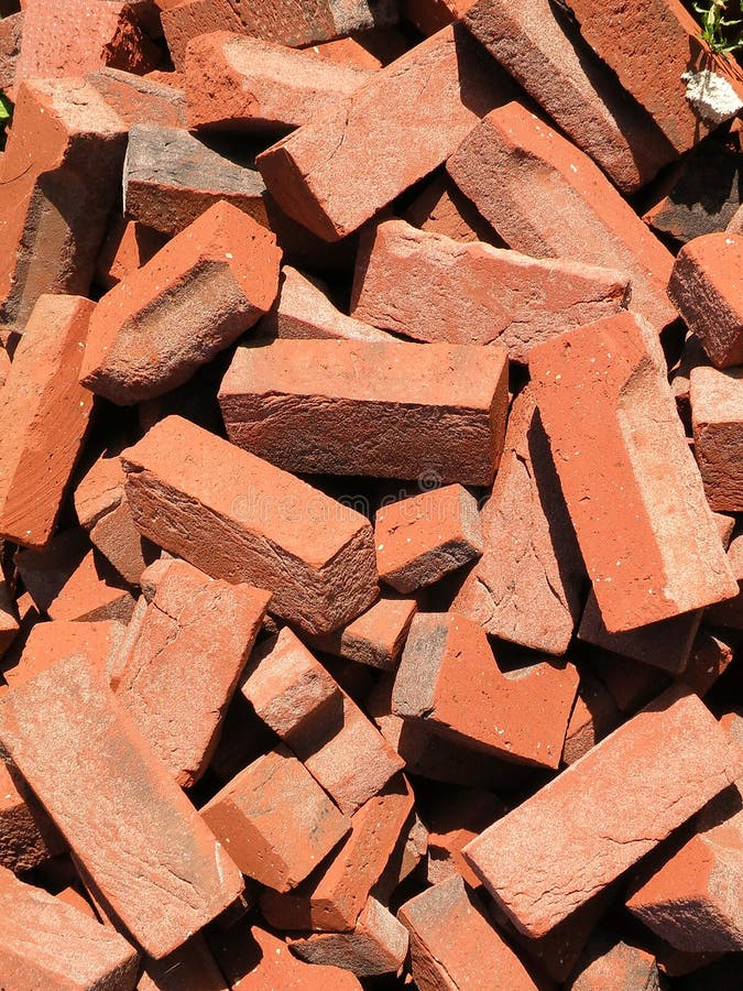 Red Bricks stock image. Image of pack, group, bricks, stone - 315873