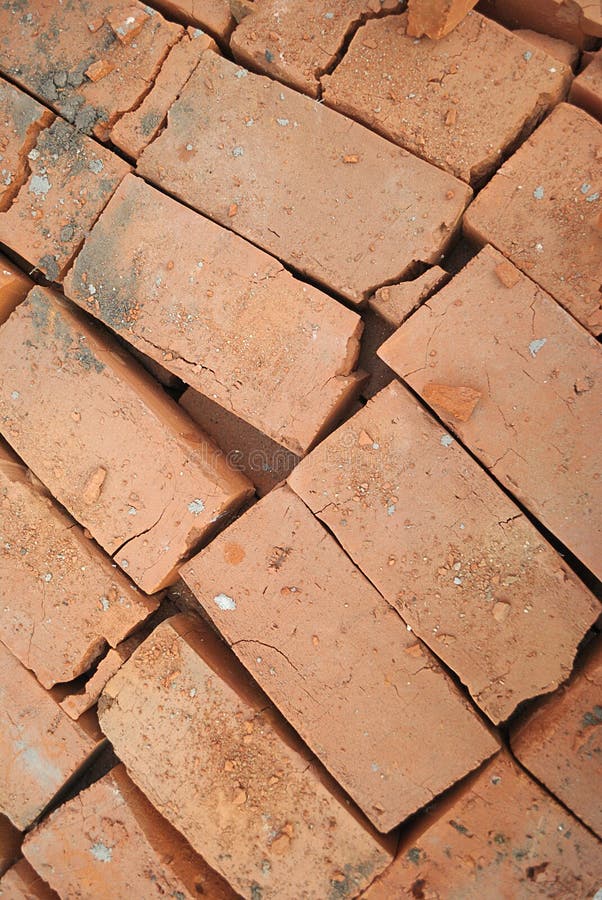 Red bricks stock image. Image of rough, textured, exterior - 26757095
