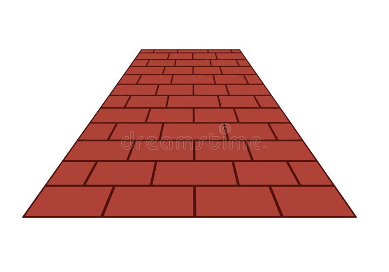 Brick road clipart stock vector. Illustration of road - 363147018