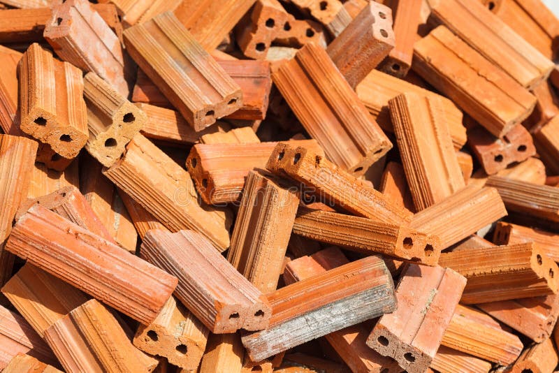 Red Bricks for Construction Stock Photo - Image of brown, pattern: 32539632