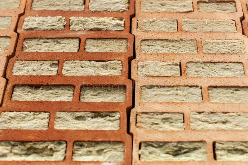 Hollow clay blocks stock image. Image of build, ceramic - 43200509