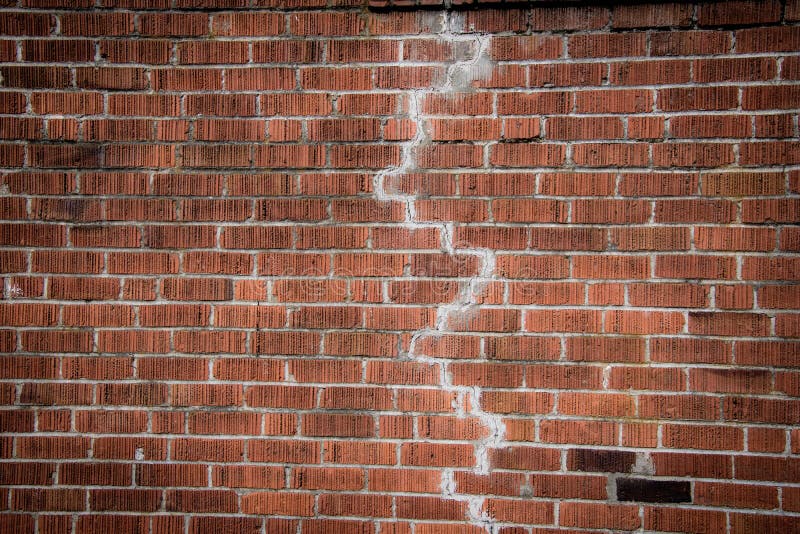 Red Bricks and Horizontal Lines, and Zig-Zags Stock Image - Image of ...