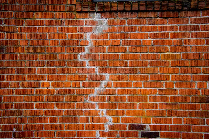 Red Bricks and Lightning Lines, and ZigZags Stock Photo - Image of hard ...