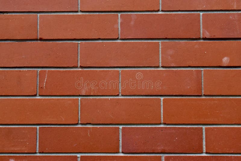 Red Bricks Made Concrete Wall Unique Photo Stock Photo - Image of ...