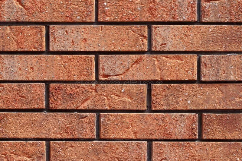 Red bricks stacked in rows stock image. Image of construction - 97760979