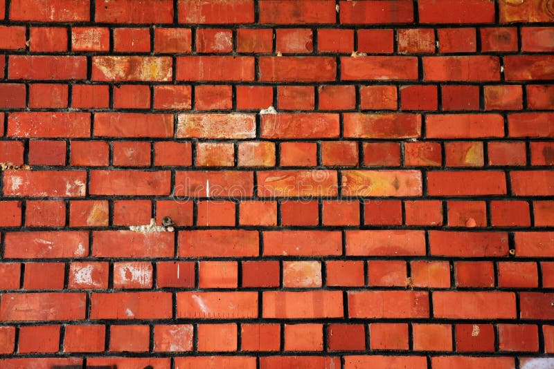 Red bricks texture stock photo. Image of cement, architecture - 14217106