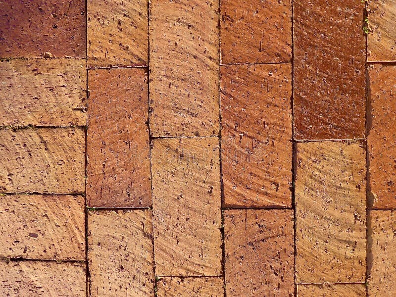 Bricks Used As Pavers on a Sidewalk Stock Photo - Image of blue, brick ...