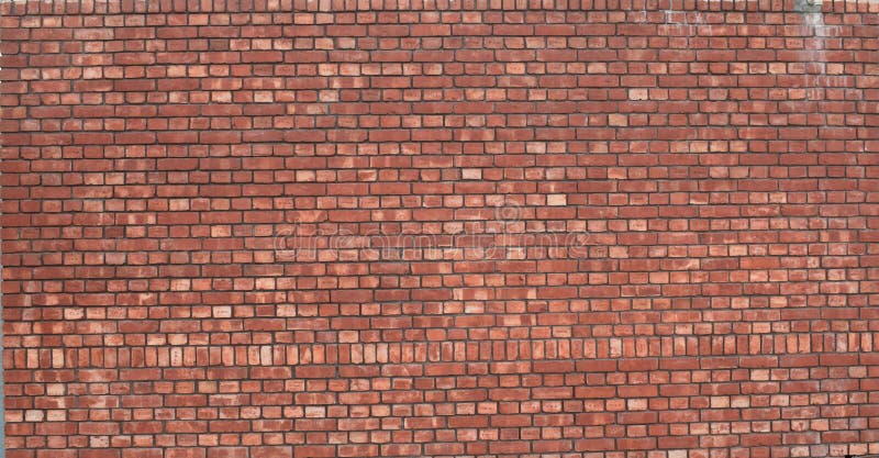 Red Bricks Wall stock image. Image of brickswall, vegetation - 104451663